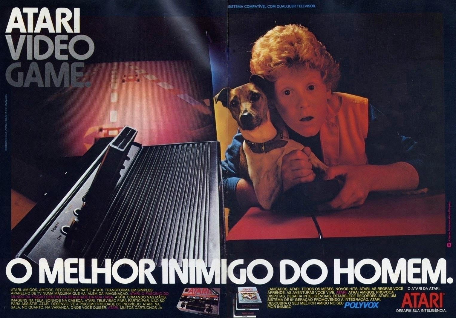 Fotos: Inimigo nº1 da solidão: reveja as primeiras propagandas do Atari no Brasil - 12/04/2017 ...