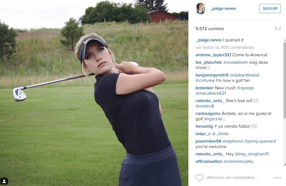 Paige Spiranac A Kournikova Do Golfe Notícias Bol