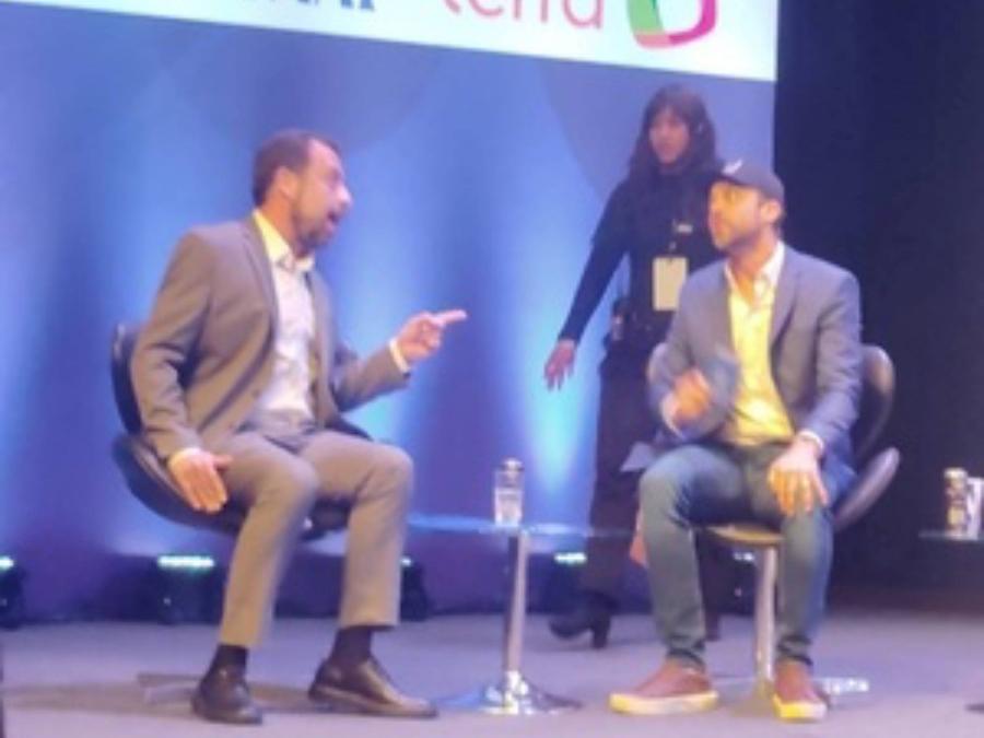 Boulos e Marçal batem boca com dedo em riste e tapa na CLT