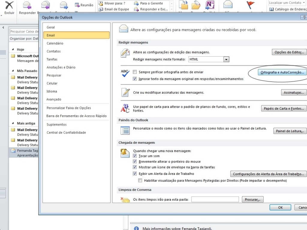 Fotos: Saiba usar o corretor ortográfico no Word, Excel e Outlook - 11 ...