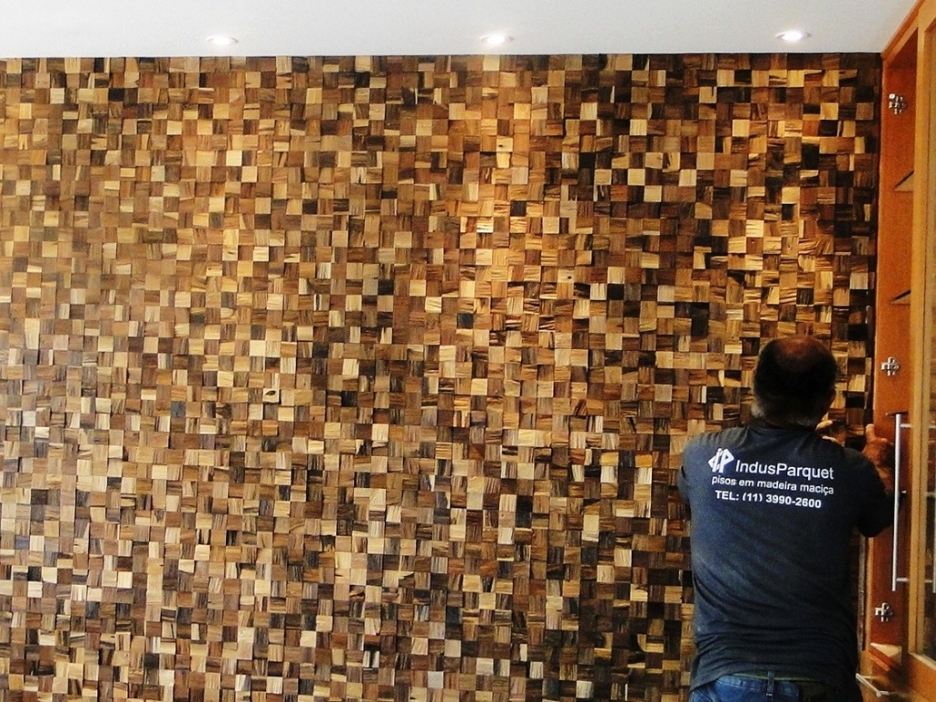 Fotos: Instale um painel de madeira na parede e mude a cara do ambiente ...
