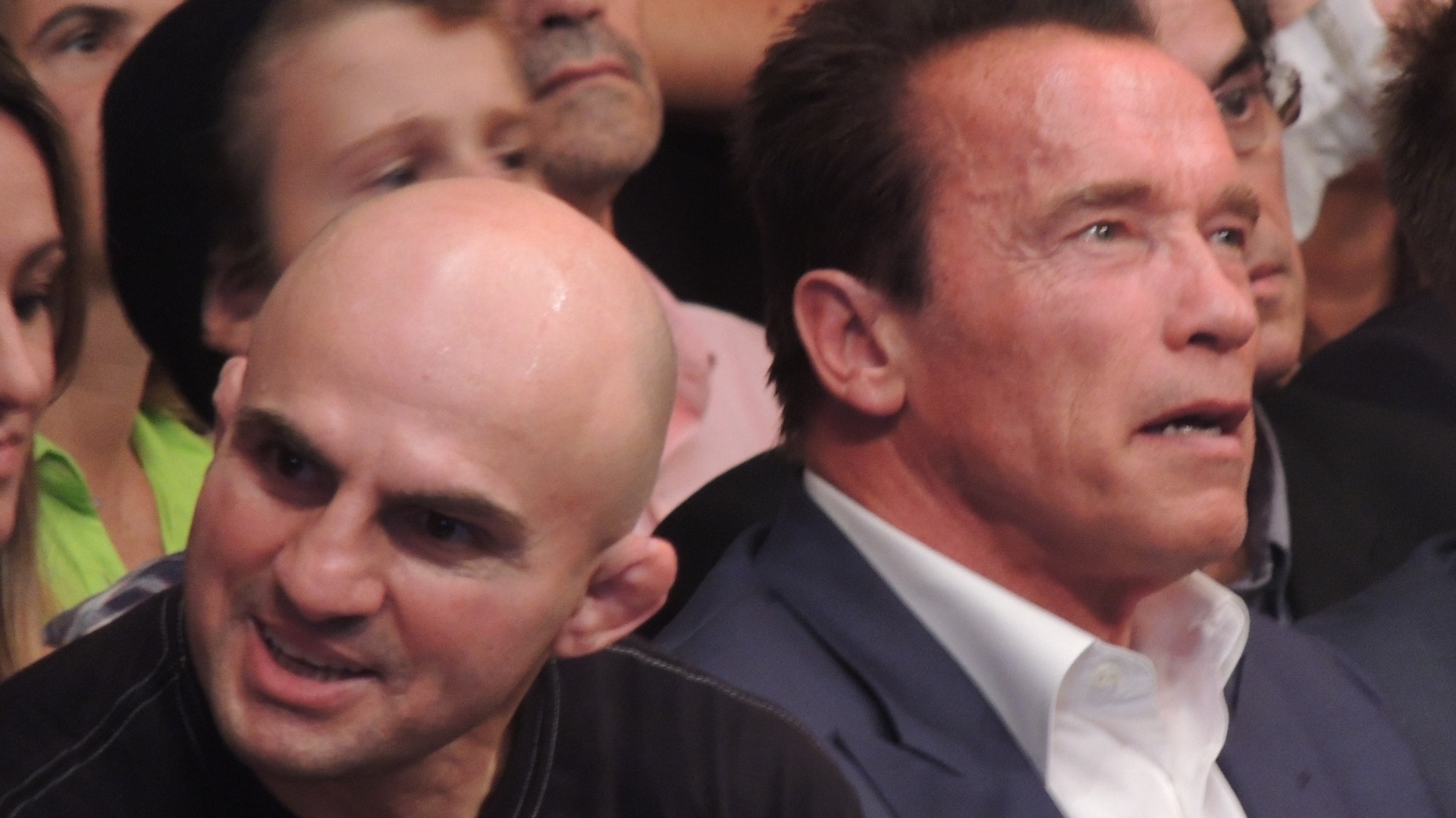 Fotos: Arnold Schwarzenegger no Jungle Fight 51 - 27/04/2013 - UOL Esporte