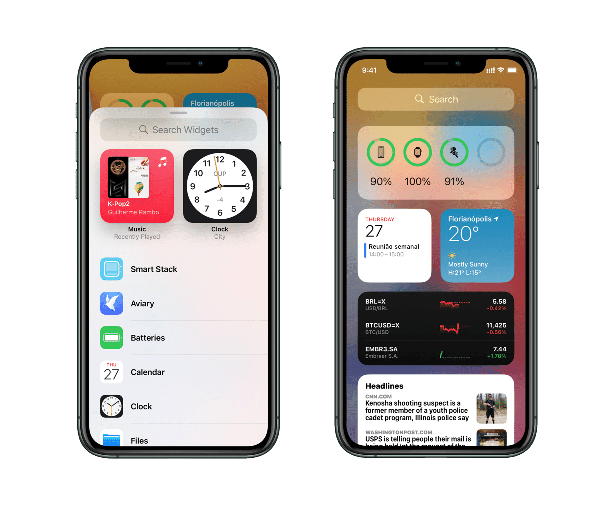 E não é que os widgets são bons? Como foi minha experiência com o iOS ...