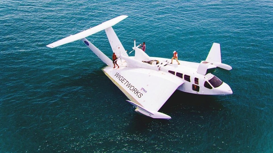 Empresa asiática produz "barco-voador" que pode chegar a 193 km por ...