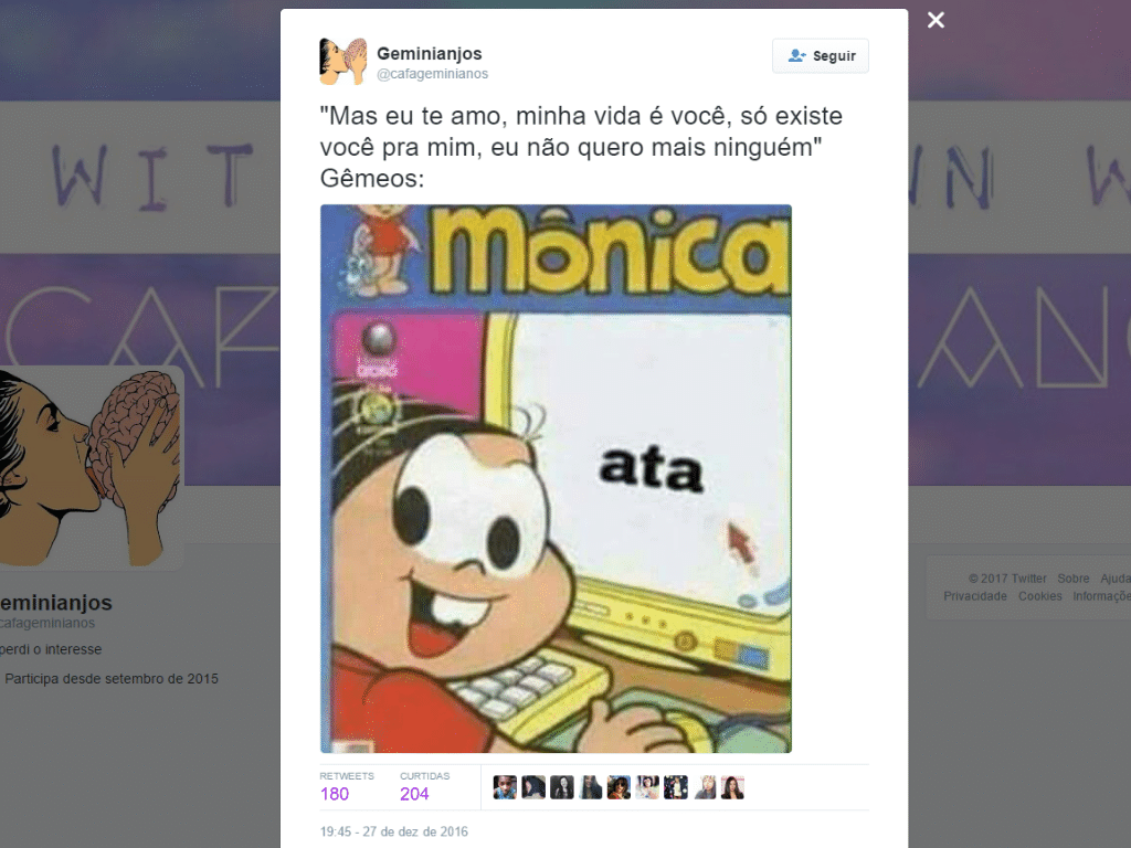 Mônica de Sousa imita meme "ata" e viraliza nas redes sociais ...