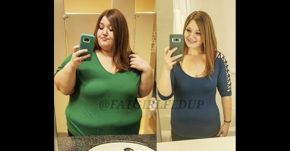 Mulher perde mais de 130 kg em 18 meses e compartilha fotos de antes e ...