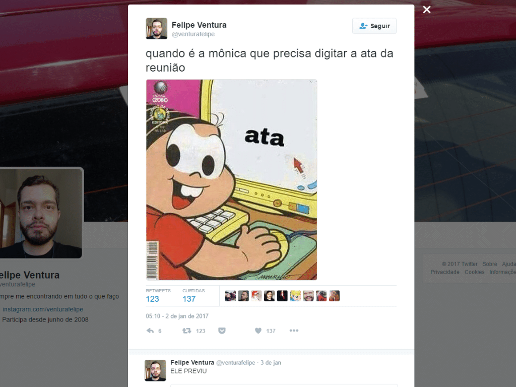 Mônica de Sousa imita meme "ata" e viraliza nas redes sociais ...