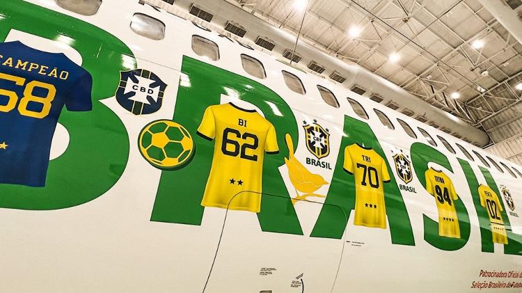 Copa do Qatar: Aviões têm pintura especial para seleções