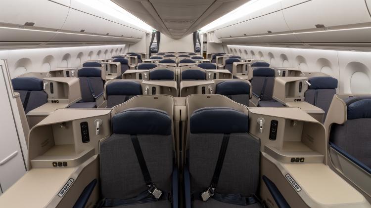 Maior da empresa: Azul estreia voos com o A350