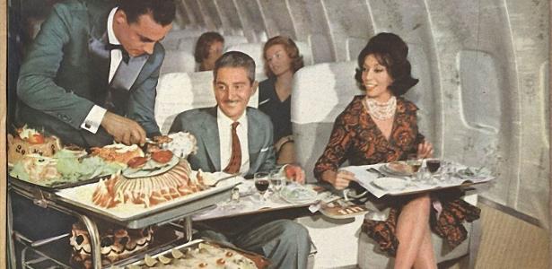 Churrasco e camarão: Como era comer a bordo da Varig?
