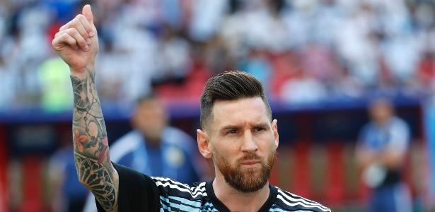 Argentina na Copa 2018: Messi muda o corte de cabelo antes da partida ...