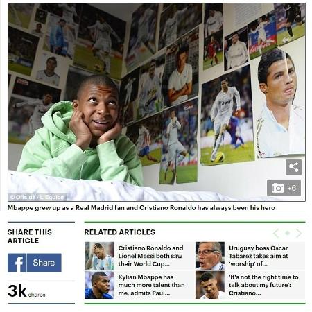 França na Copa 2018: Aos 14 anos, Mbappé tinha quarto repleto de fotos ...