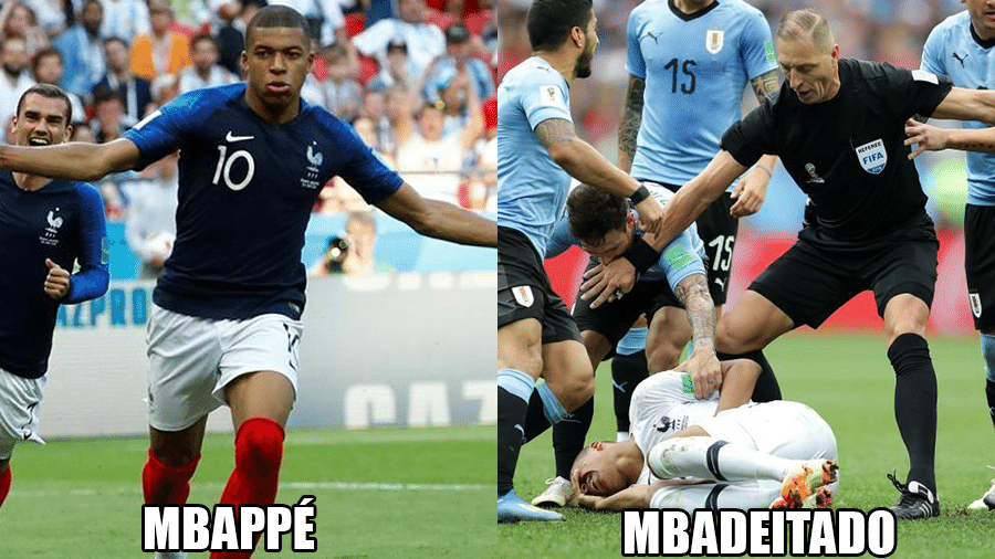 Fotos da Copa 2018: Memes comparam Mbappé a Neymar por simulação contra ...