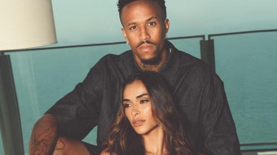 Tainá Castro se derrete por Militão e ganha comentário de Virginia