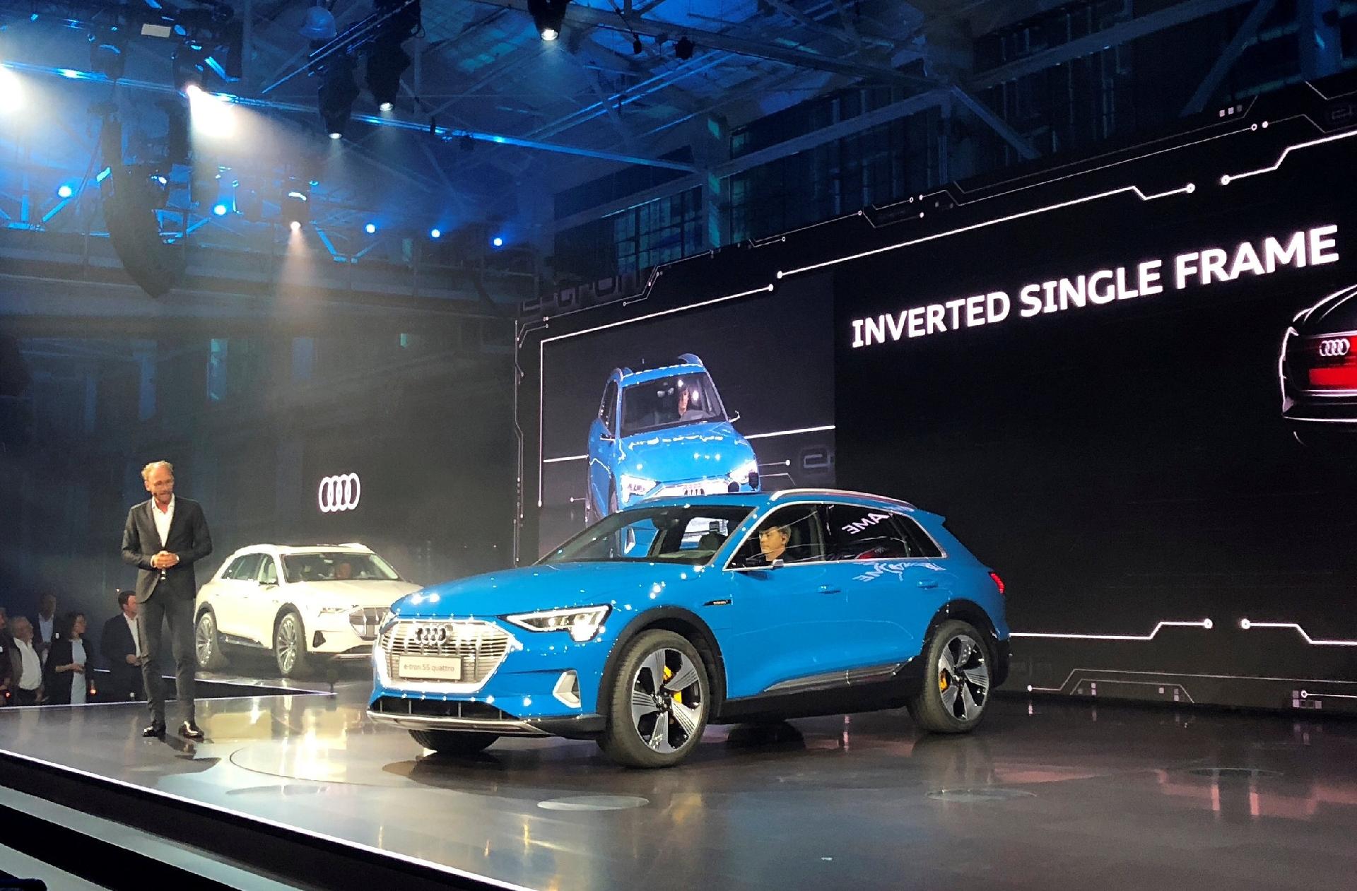 Audi E-tron: SUV elétrico e futurista chega em 2019