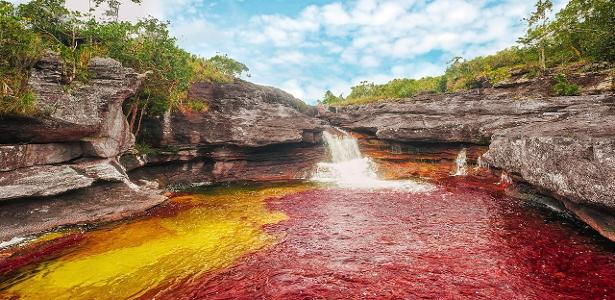 Rio colorido encanta turistas no interior da Colômbia - 06/04/2018 ...