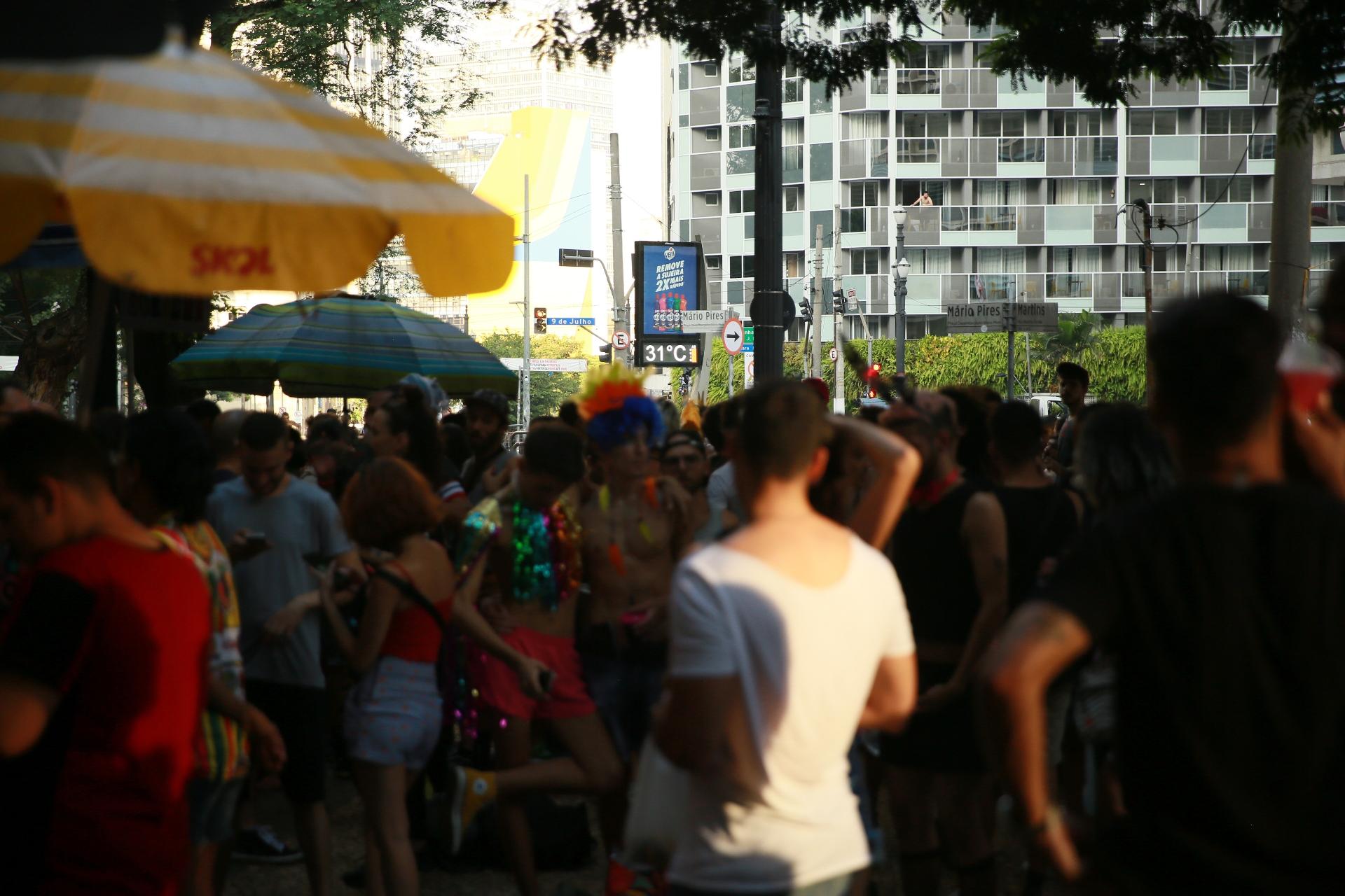 Põe ferveção nisto: foliões paulistanos enfrentam verão histórico em SP ...