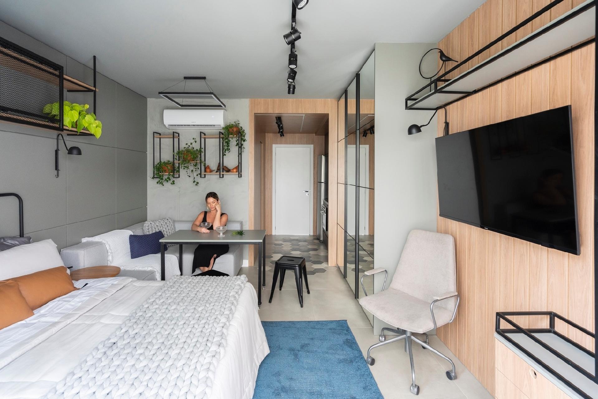 Pequenos versáteis: estes 11 apês de até 40 m² provam que menos é mais ...