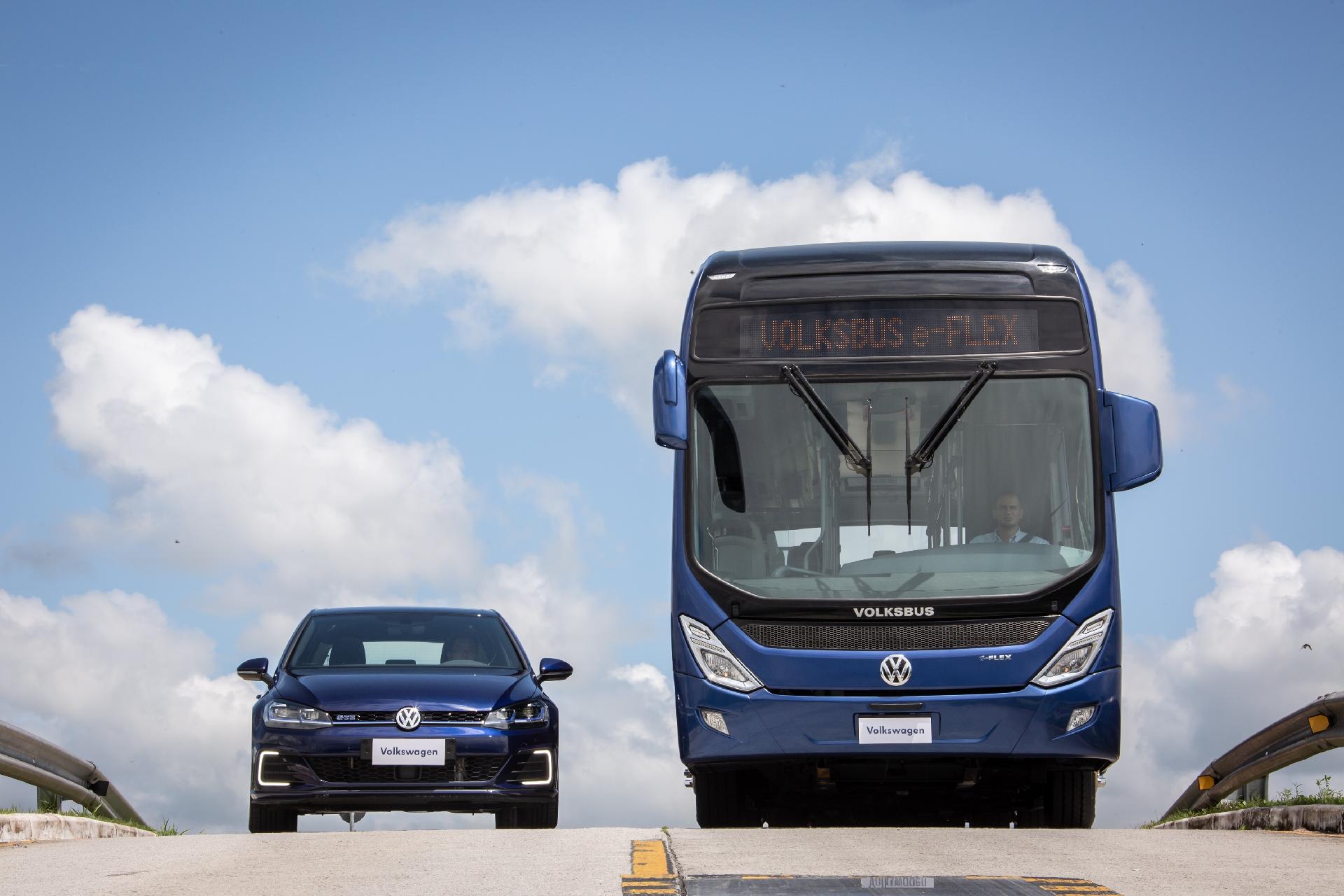Volkswagen E-Flex: andamos no 1º ônibus híbrido flex do mundo