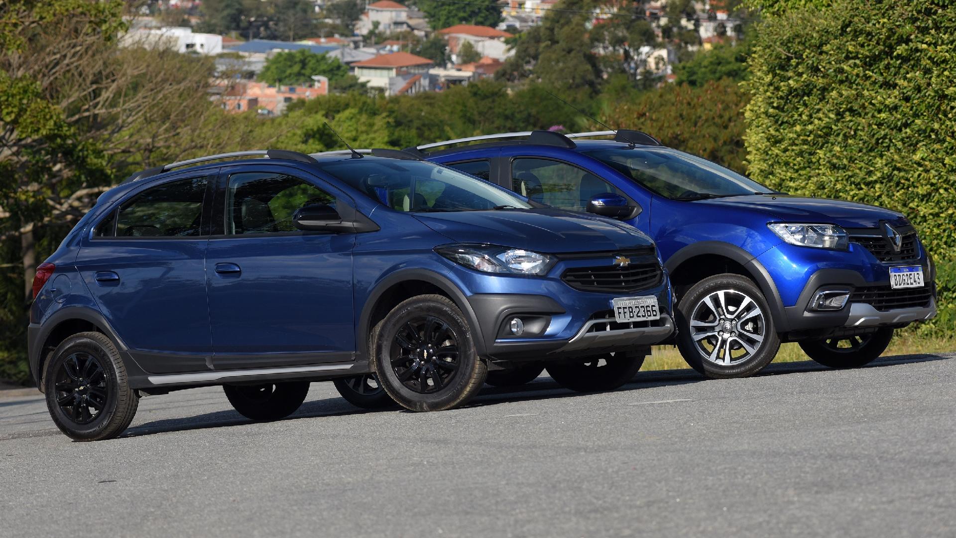 Duelo Chevrolet Onix x Renault Stepway