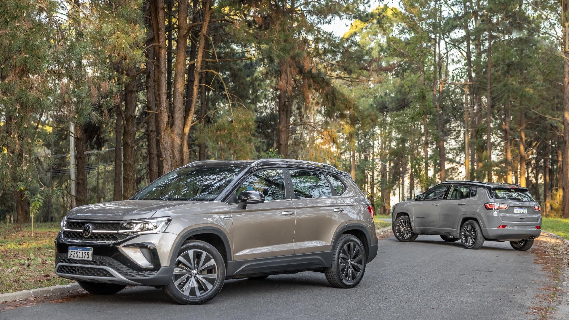 Volkswagen Taos x Jeep Compass: qual é o melhor SUV médio?