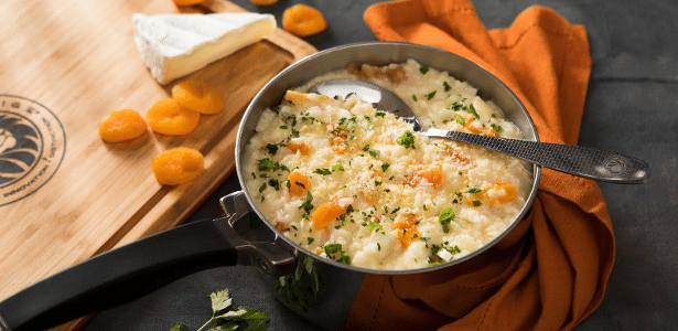 Risoto de queijo brie e damasco: Receita, Como Fazer e Ingredientes