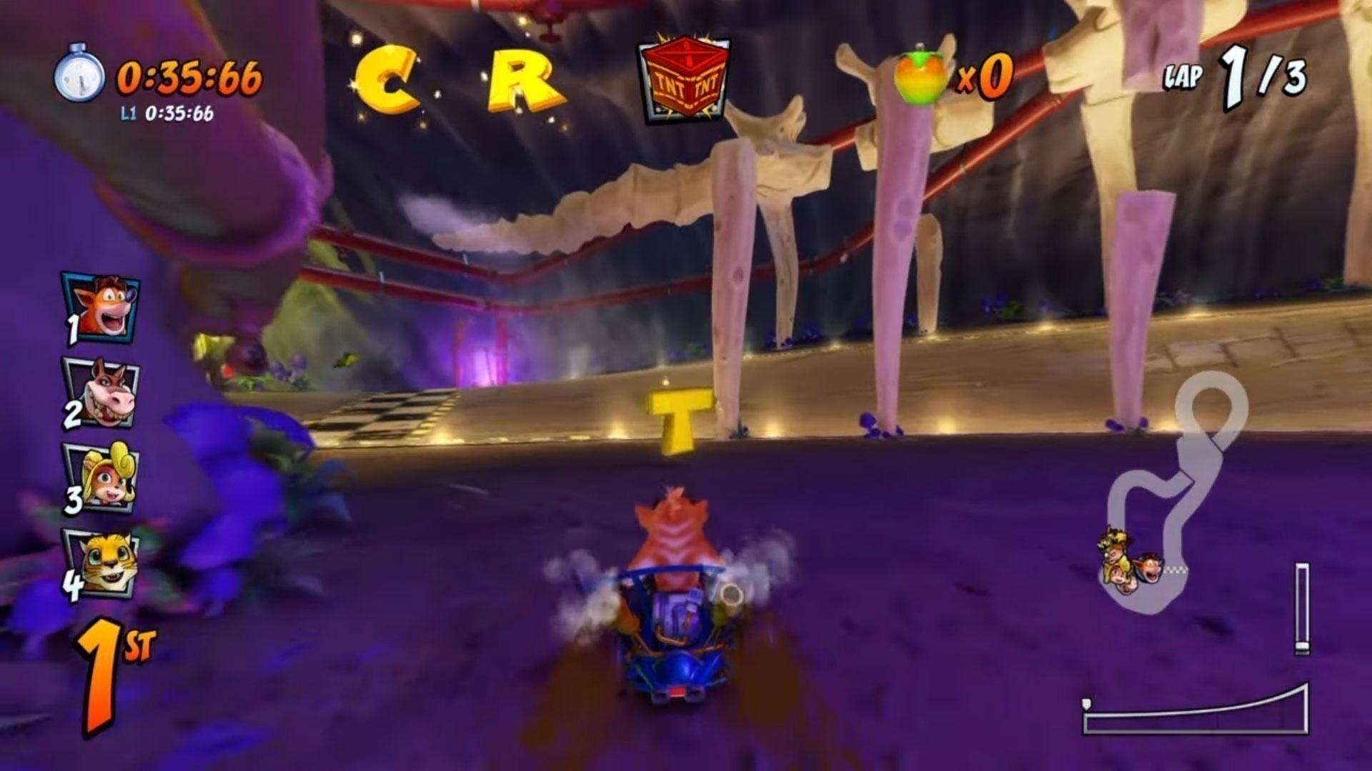 Fotos: "Crash Team Racing": Como achar todas as letras CTR - 01/07/2019 ...