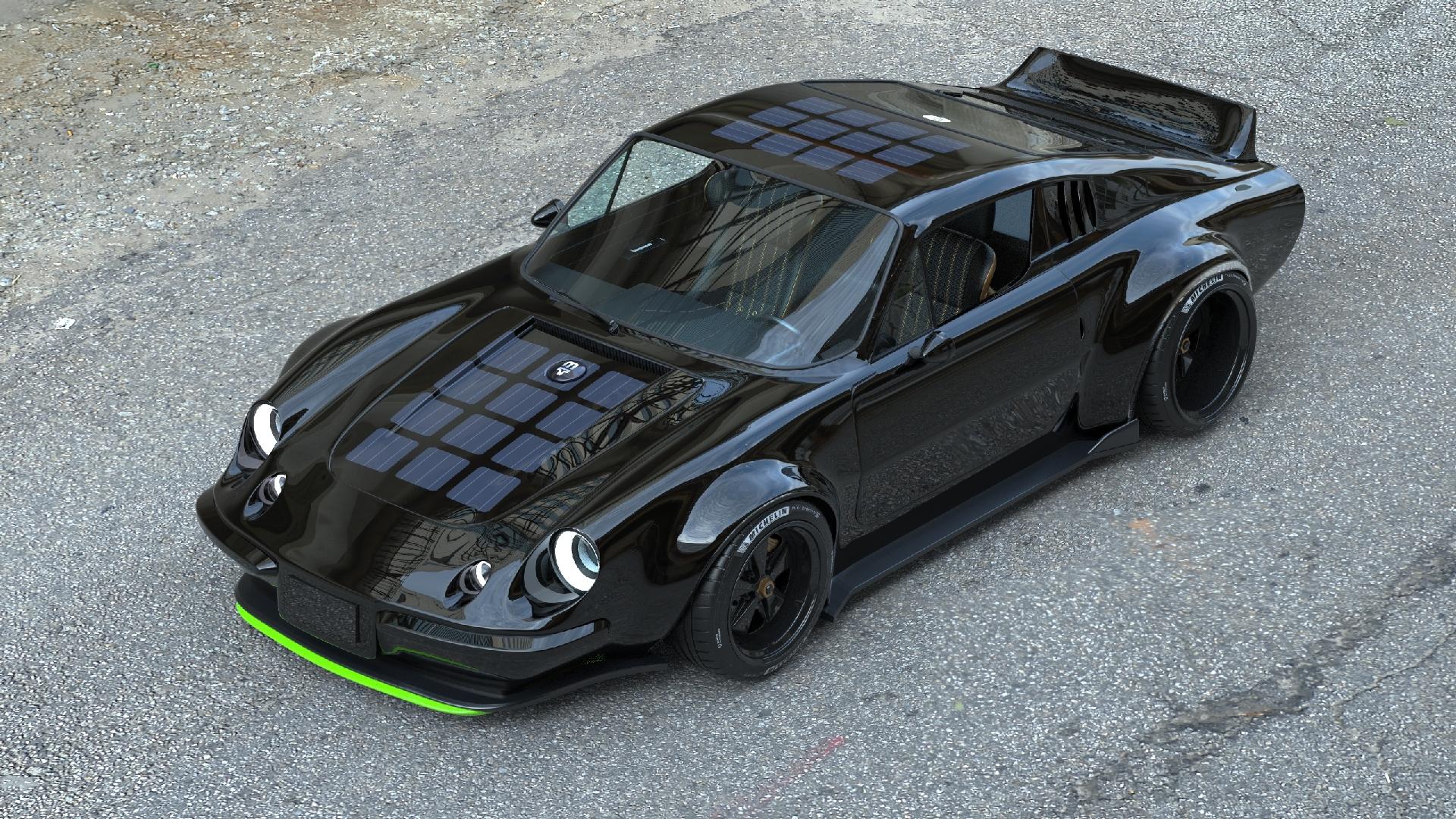 Puma elétrico: clássico nacional ganha conversão com painéis solares
