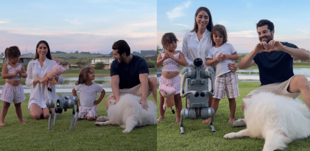 Alok apresenta novo membro da família: um cachorro-robô