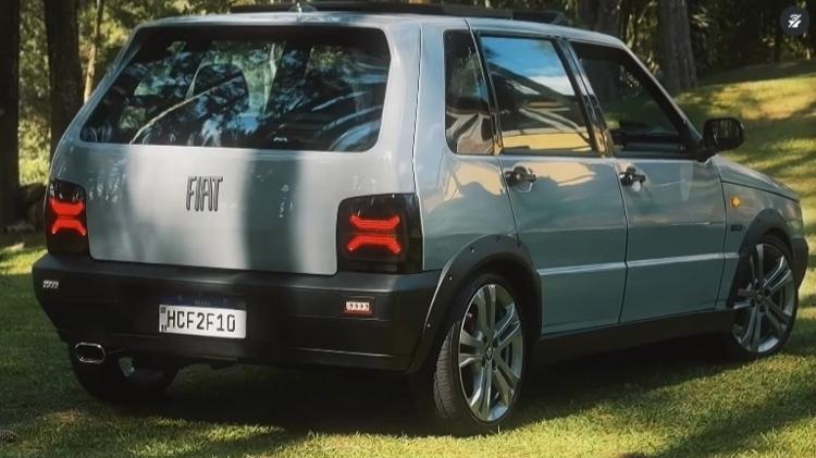 Fiat Uno com motor de Strada e peças de Volvo viraliza na internet; conheça