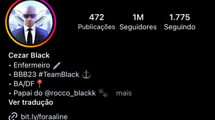 BBB 23: Cezar bate 1 milhão de seguidores em meio a polêmicas