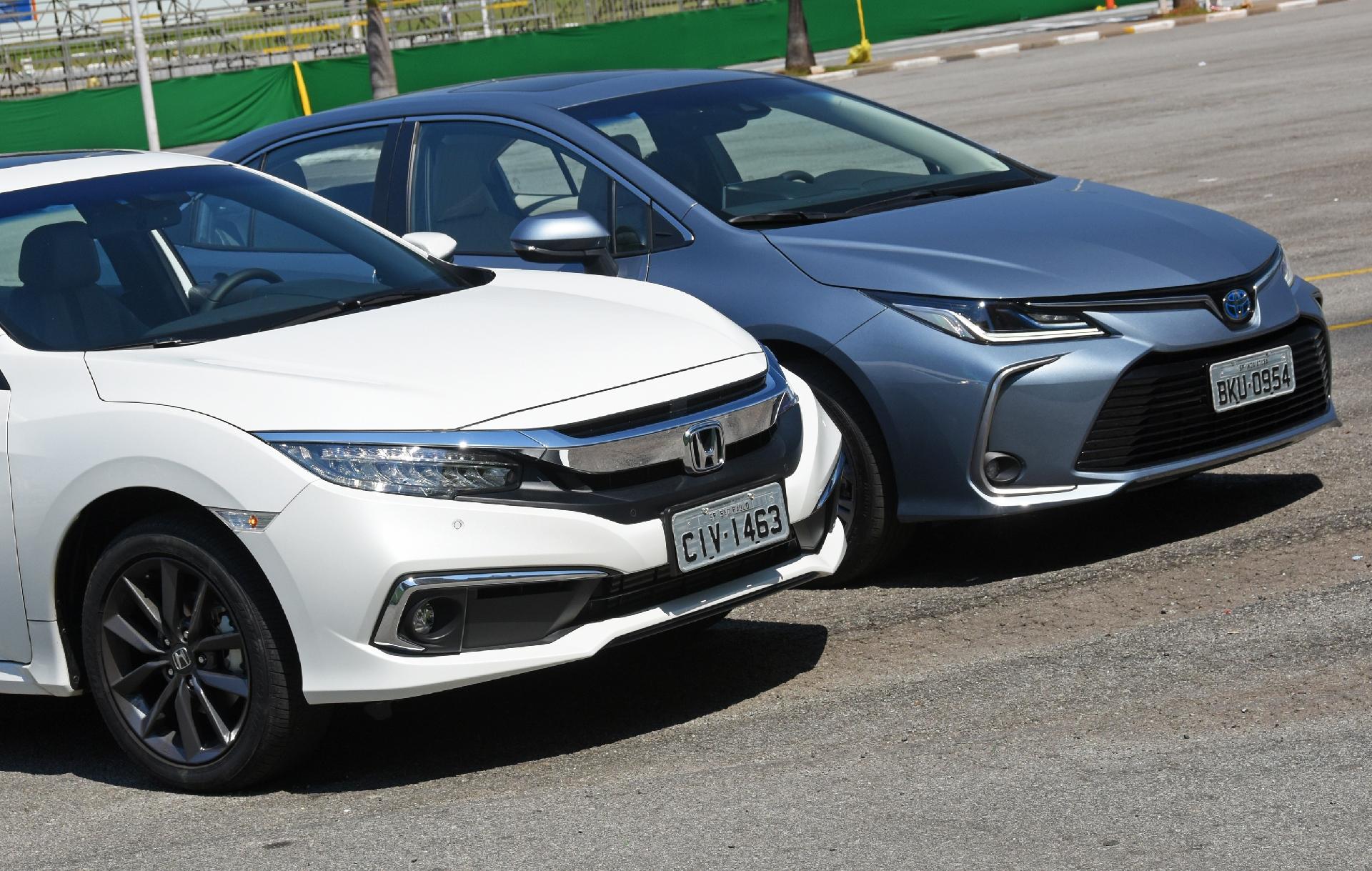 Toyota Corolla x Honda Civic: veja qual é a melhor escolha entre os ...