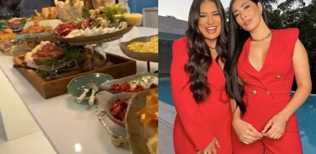Simone mostra imagens de jantar na casa de Simaria: 'Coisa de rico'