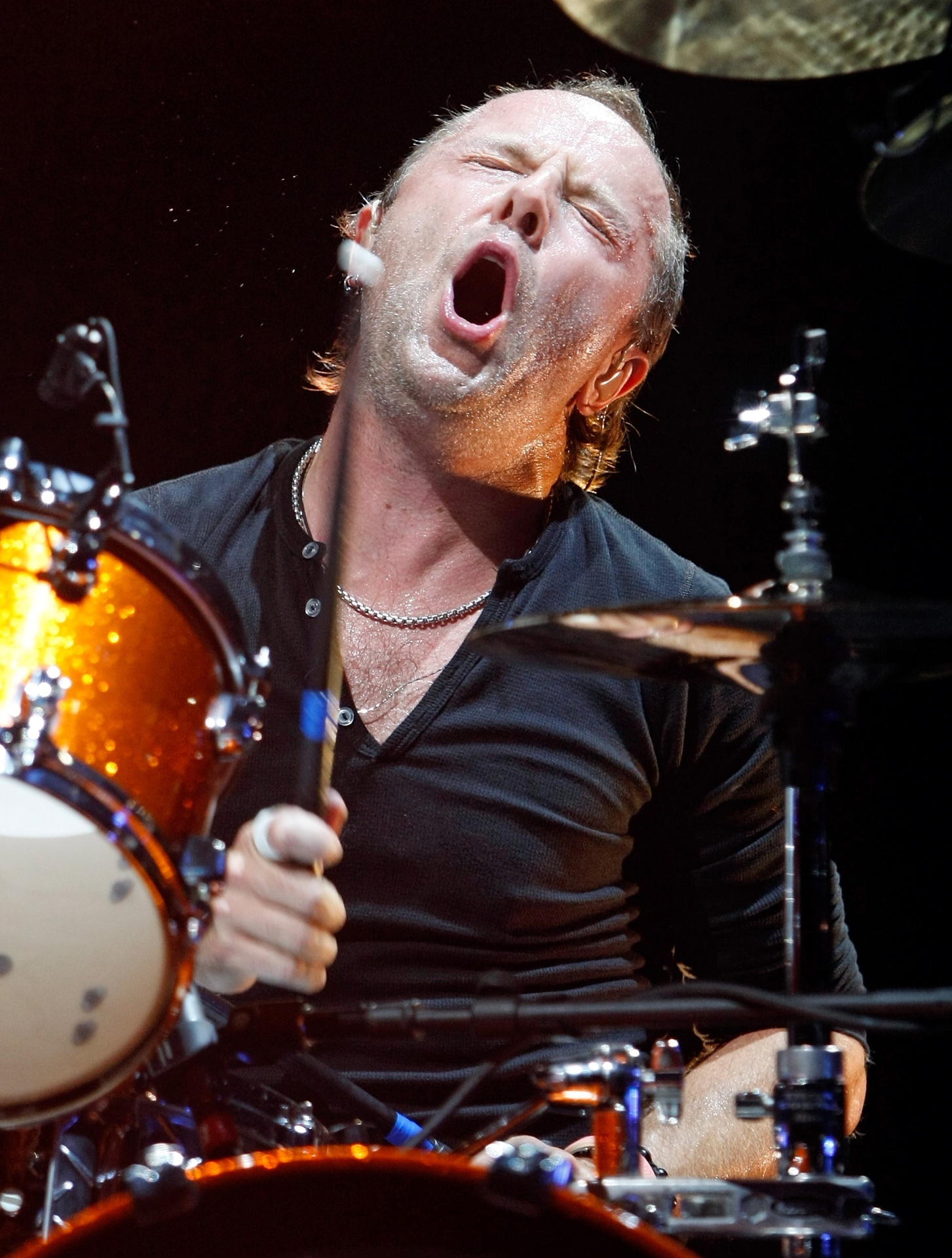 Fotos: Lars Ulrich, 50 anos: Veja caras e bocas do baterista do ...