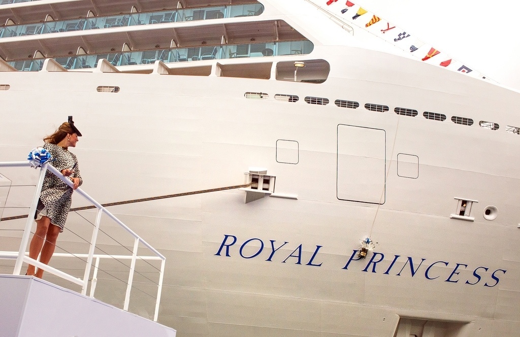 Fotos: Conheça o Royal Princess, navio que tem Kate Middleton como ...
