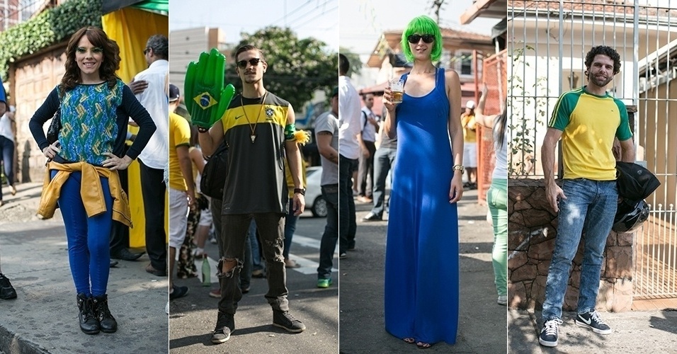 Fotos: Moda da rua: torcedores exibem estilo verde e amarelo para ver ...