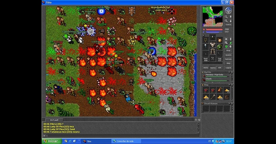 "Tibia" faz 20 anos e Brasil está entre países que mais jogam - Jogos ...