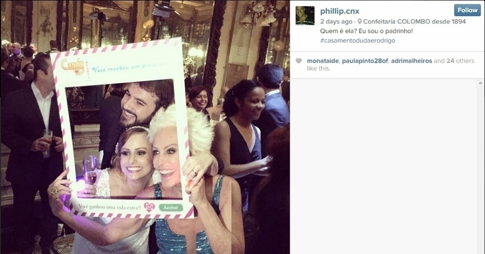 Duda Little se casa, Ana Maria é madrinha e se empolga na festa como DJ ...