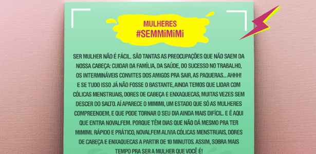 Farmacêutica causa polêmica ao chamar cólica feminina de "mimimi" - 10 ...