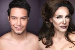 Filipino usa maquiagem para se transformar na transgênero Caitlyn ...