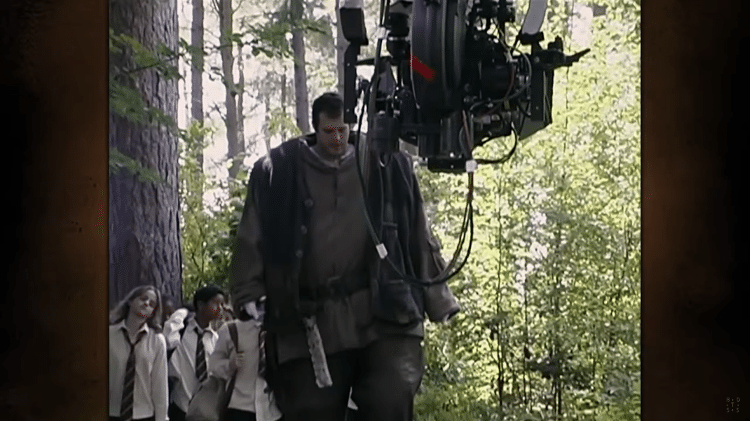 Hagrid morre: figurino pesava 30 kg e tinha tubos de água