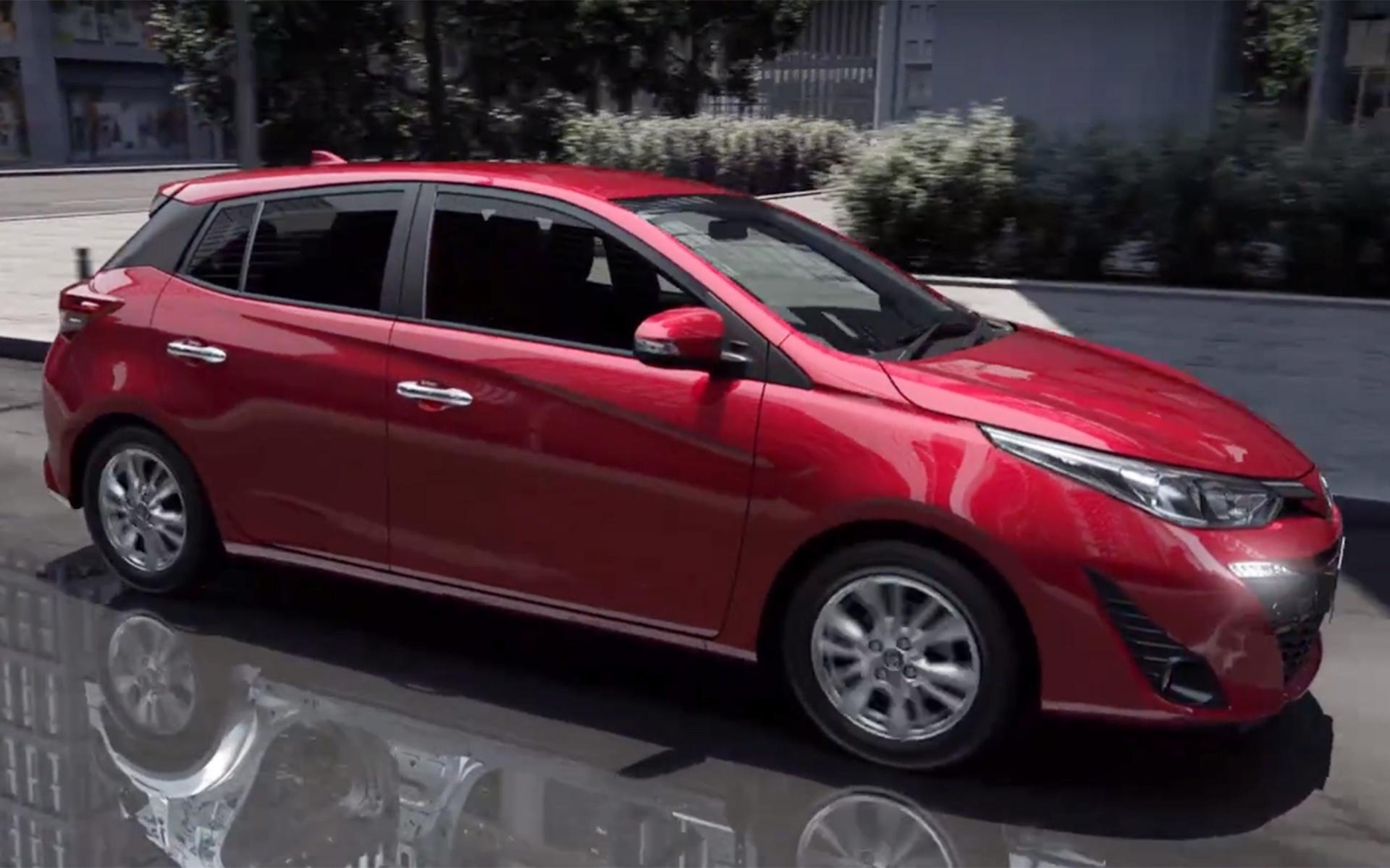 Toyota revela Yaris hatch e sedã juntos no Brasil em junho