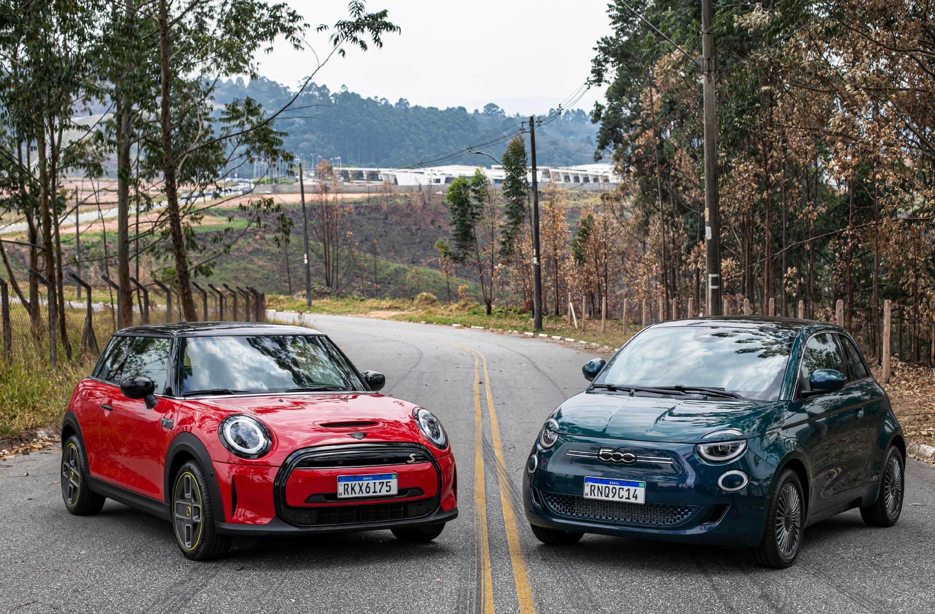 Fiat 500 e Mini Cooper: elétricos e retrôs a R$ 240 mil valem a pena?