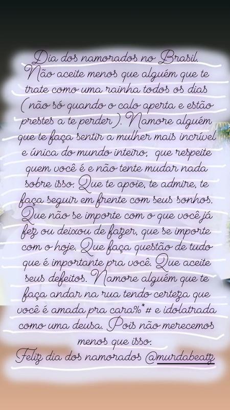 Anitta e Murda Beatz: cantora assume namoro e se declara