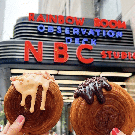 Croissant circular recheado de creme é a nova sensação em Nova York