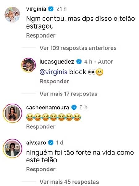 Lucas Guedez: influencer quebra painel de R$ 150 mil de Virginia