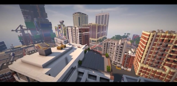 Fãs estão recriando o mapa de "GTA V" em "Minecraft" - 21/01/2016 - UOL ...