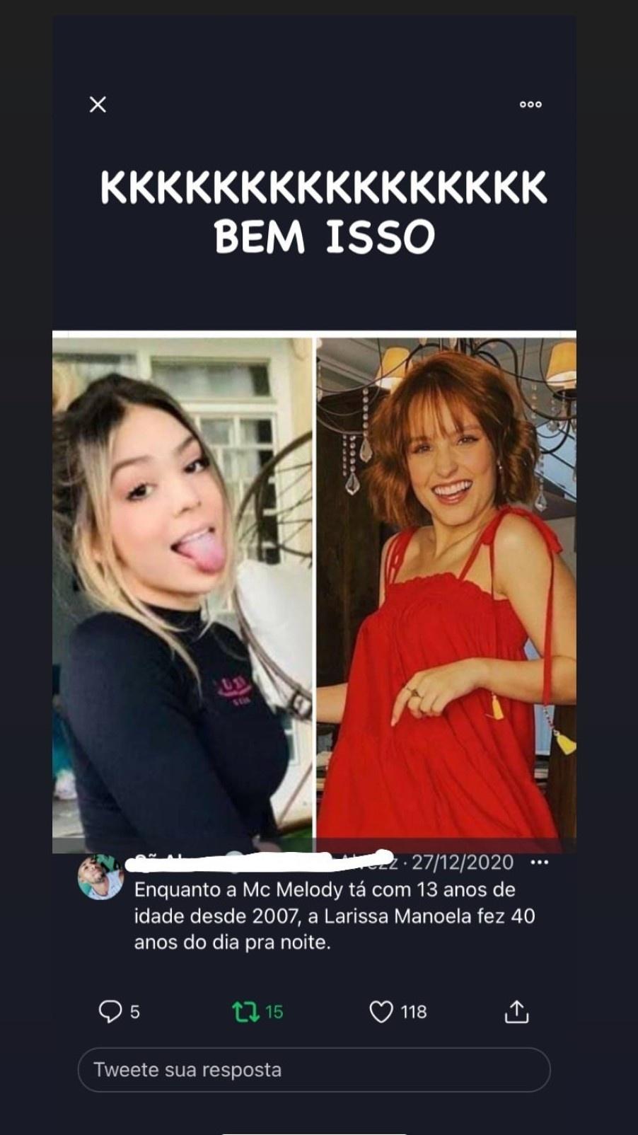 Memes Larissa Manoela Morador De Campo Grande Faz Tatuagem De Larissa