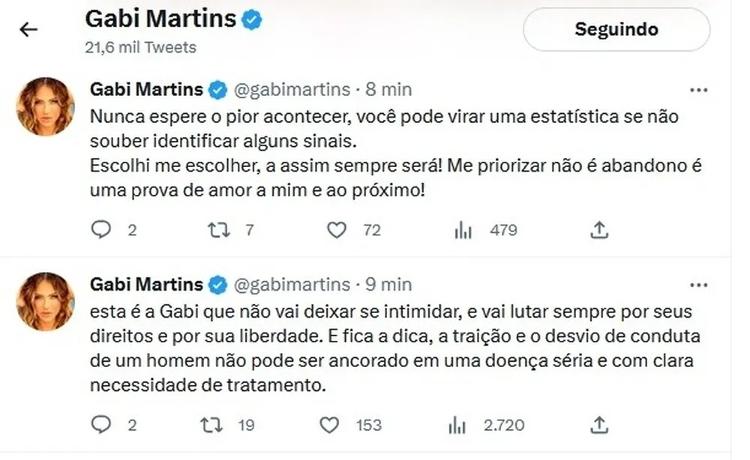 Gabi Martins chora ao expor traição de Lincoln Lau