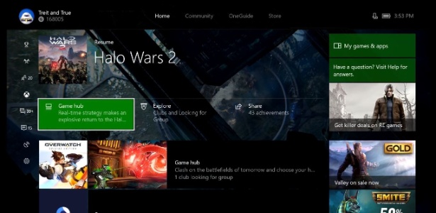 Xbox One recebe atualização de interface com novas funções - 29/03/2017 ...
